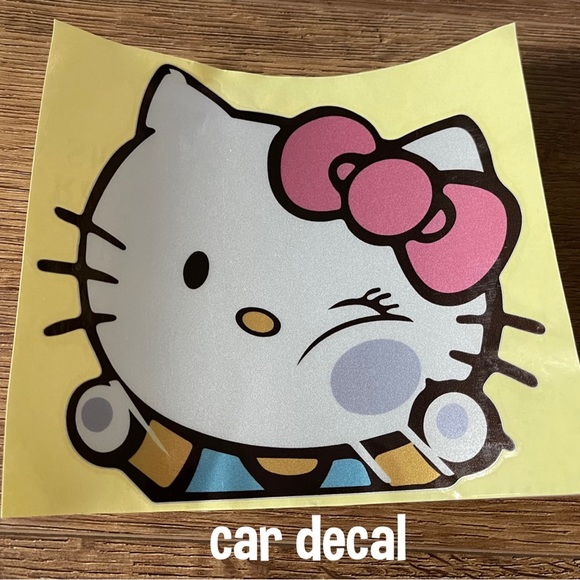 Hello Kitty | Accessories | Hello Kittynwot Large Car Decal | Poshmark